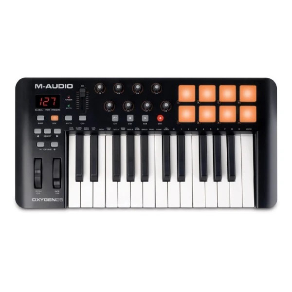 მიდი პიანინო M-Audio OXYGEN25MK5 - 25 KEY USB MIDI Performance ...