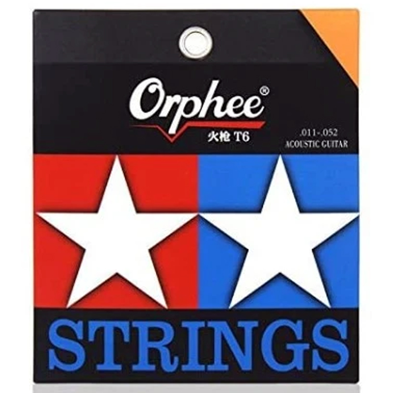 ORPHEE FIRELOCK ACOUSTIC GUITAR STRINGS T6/1152 - Music Room